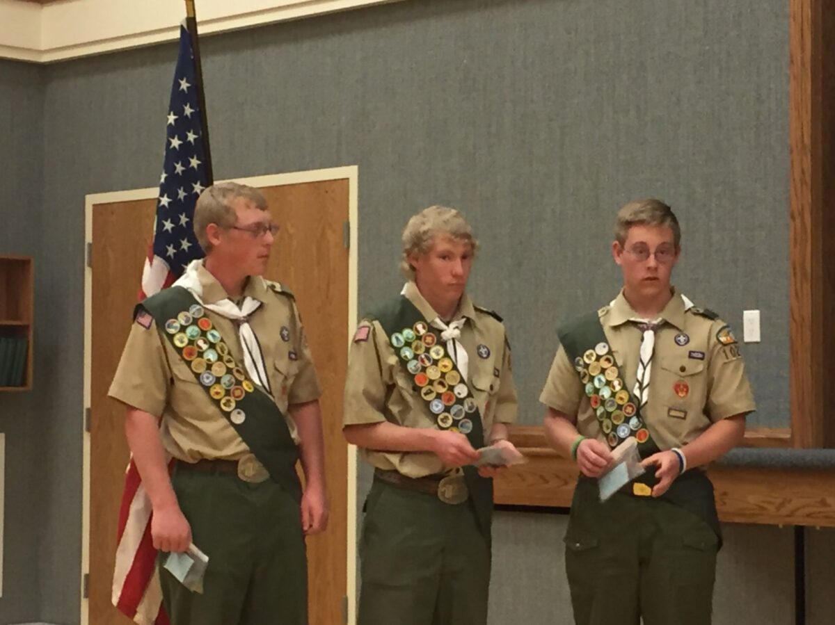 Eagle Scouts of the Week: Triplets Tanner, Tyson and Todd Edmunds ...